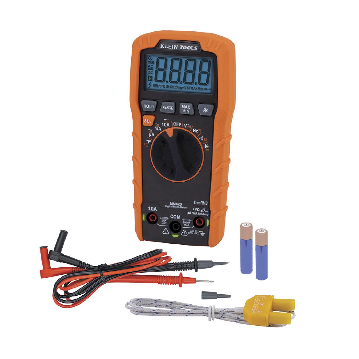 Multímetro Digital Automático C/TRMS 600 V Klein Tools